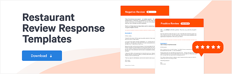 Restaurant Review Response Template | Toast POS