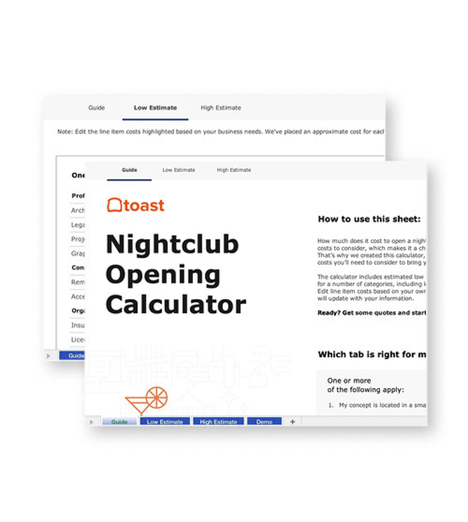 Free Nightclub Opening Calculator | Toast | Toast POS