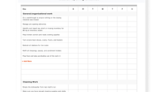 Free Kitchen Opening and Closing Checklist | Toast | Toast POS