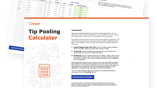 Tip distribution can be a lot easier. Here's how. | Toast POS