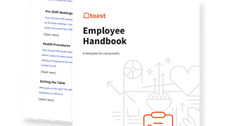 Free Restaurant Employee Handbook Template | Toast | Toast POS