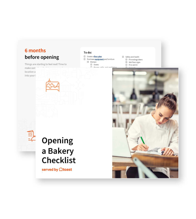 Opening a Bakery Checklist | Toast POS