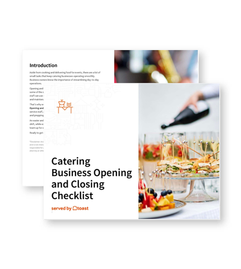 Catering Opening and Closing Checklist | Toast POS