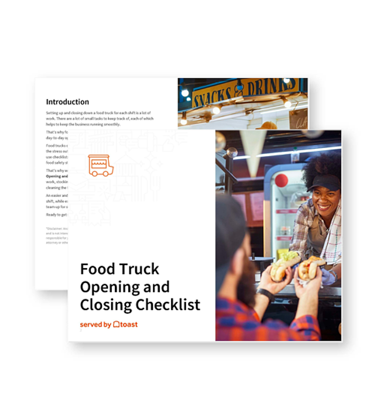 Food Truck Opening and Closing Checklist | Toast POS