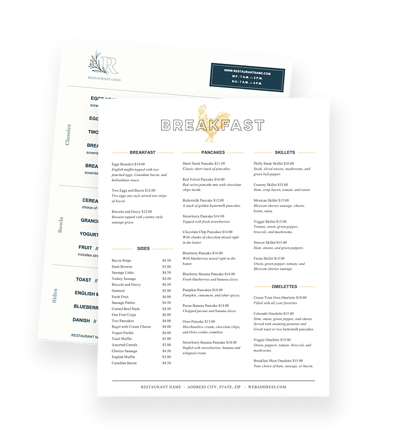 Design your perfect breakfast menu | Toast POS