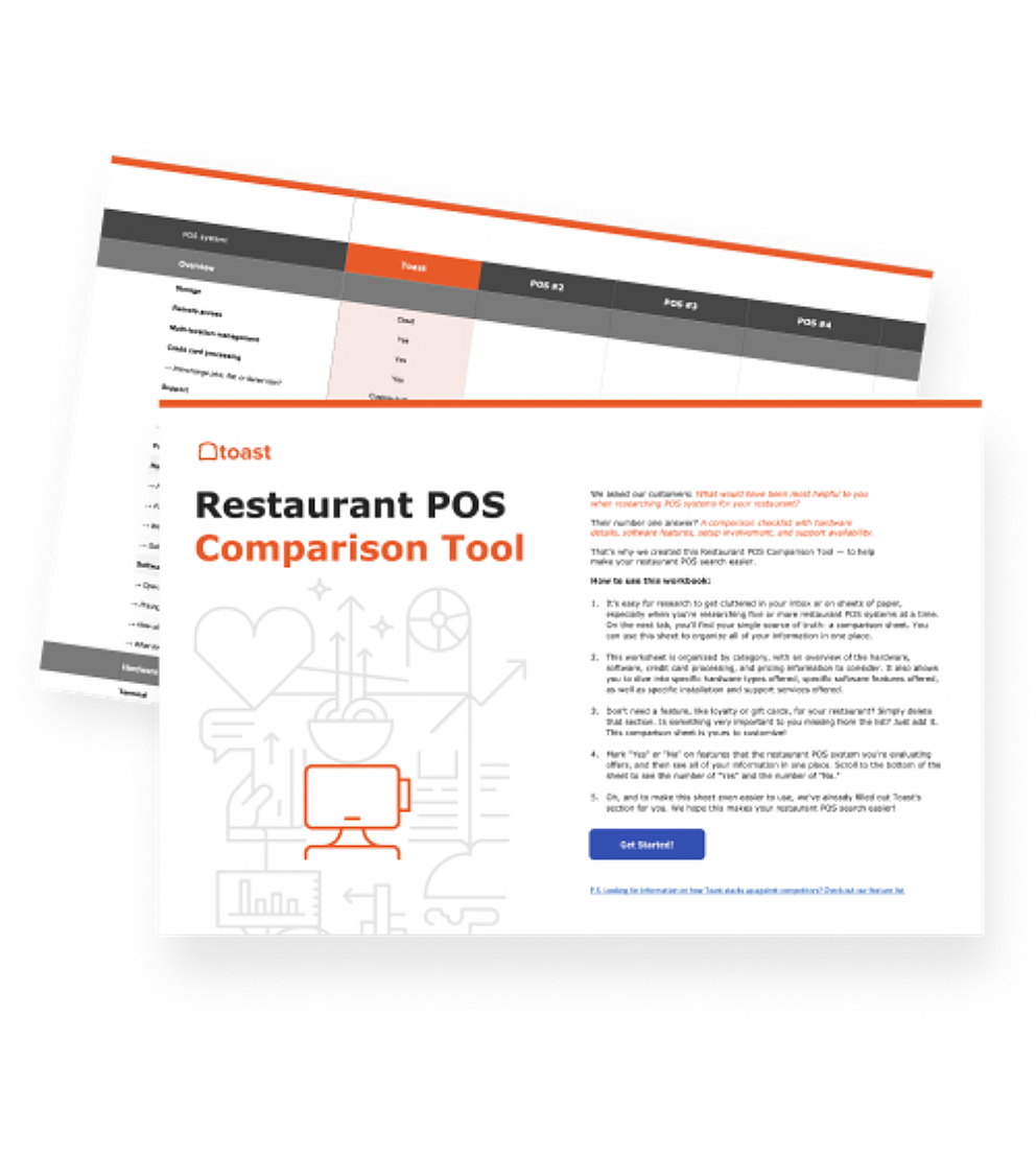 Free Restaurant POS Comparison Tool | Toast | Toast POS
