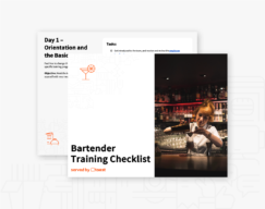 Bartender Training Checklist | Toast POS