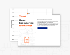 Menu Engineering Worksheet | Toast POS